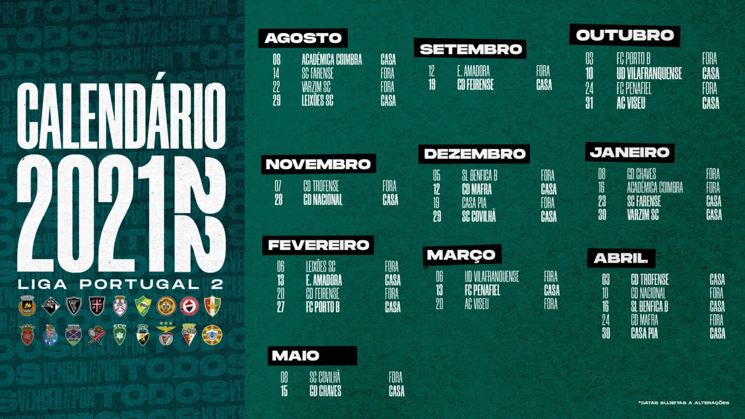 Liga Portugal 2 já tem calendário - Rio Ave Futebol Clube