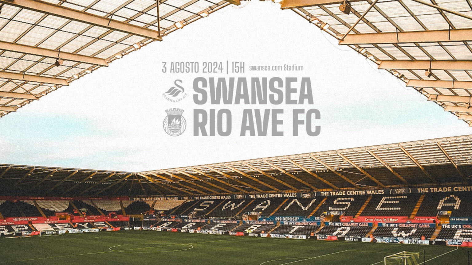 Swansea e Rio Ave FC jogam no País de Gales a 3 de Agosto - Rio Ave Futebol Clube
